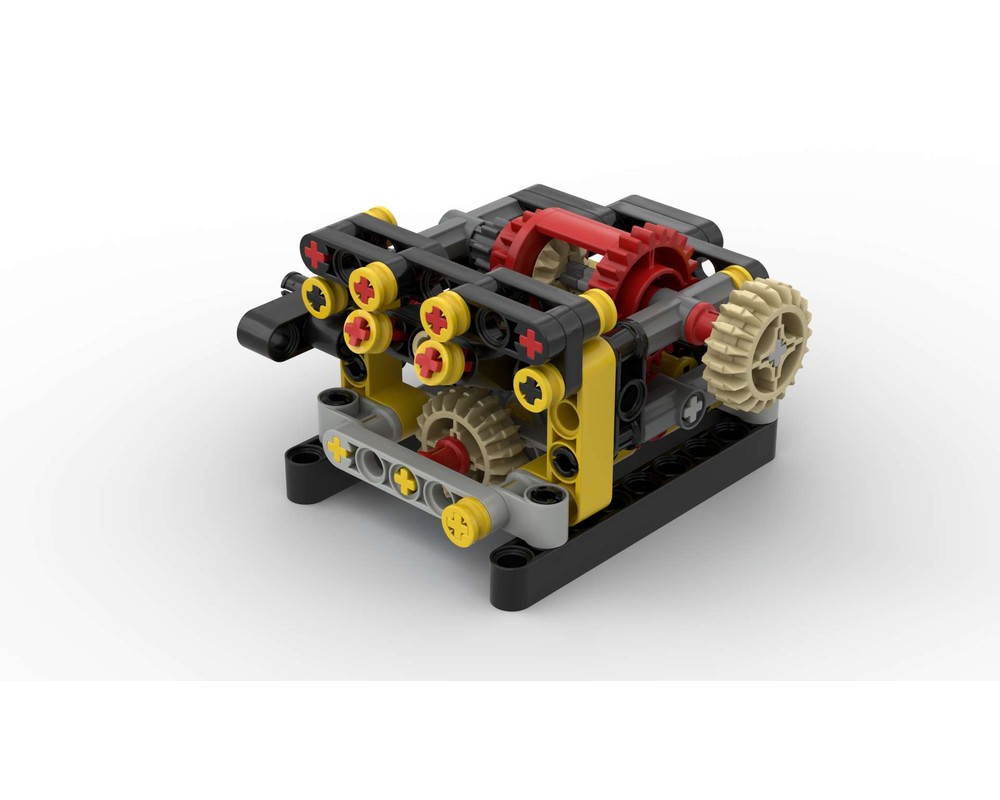 Lego Moc 2 Speed Automatic Gearbox Smooth And Compact By