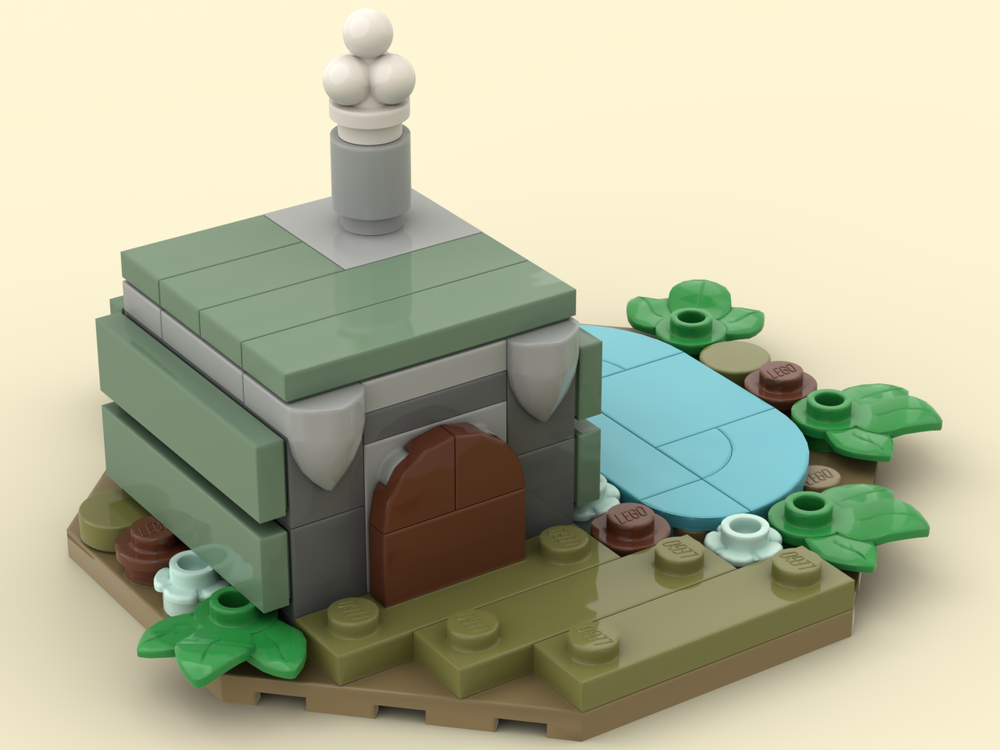 Lego Moc Cottage Scene By Omom78904567 Rebrickable Build With Lego