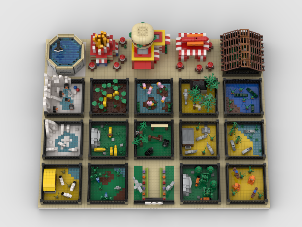 LEGO MOC Modular ZOO | Build from 20 MOCs by gabizon | Rebrickable ...