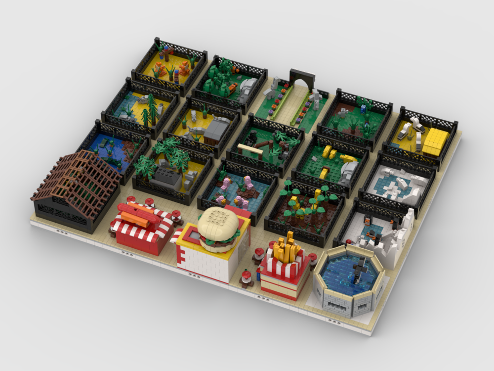 LEGO MOC Modular ZOO | Build from 20 MOCs by gabizon | Rebrickable ...