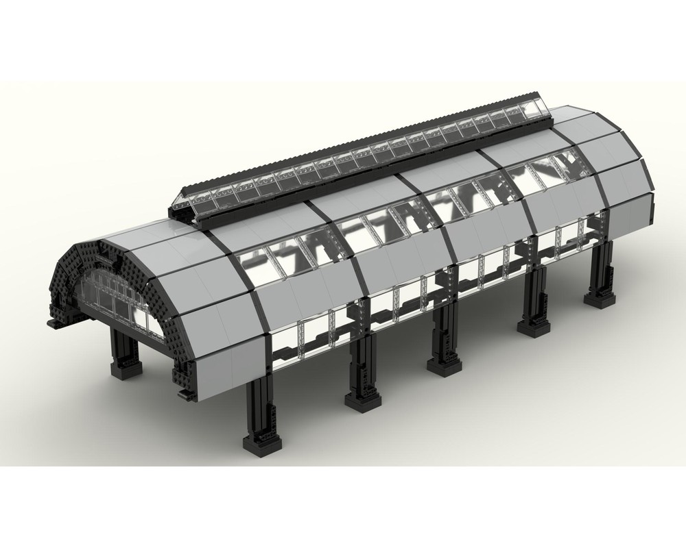 LEGO MOC Train Station Canopy by rab36 | Rebrickable - Build with LEGO
