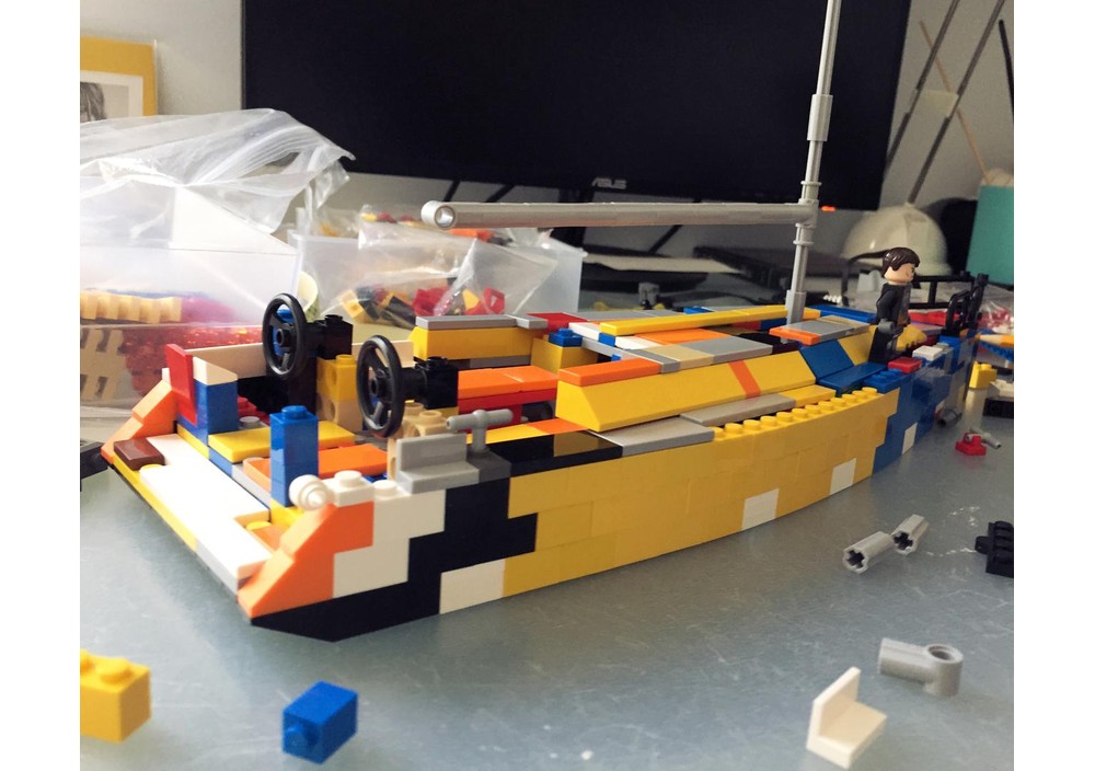 LEGO MOC Lego Sailboat by motomatt | Rebrickable - Build with LEGO