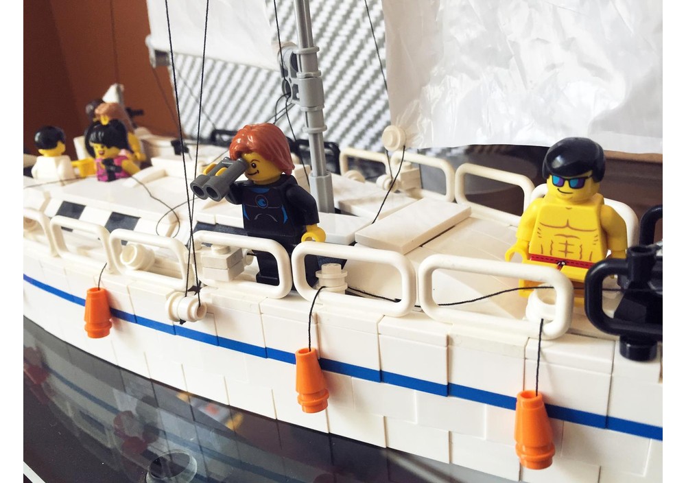 LEGO MOC Lego Sailboat by motomatt | Rebrickable - Build with LEGO