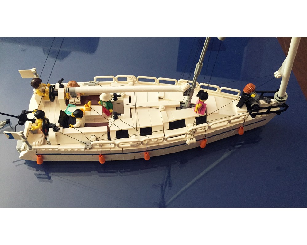 LEGO MOC Lego Sailboat by motomatt | Rebrickable - Build with LEGO