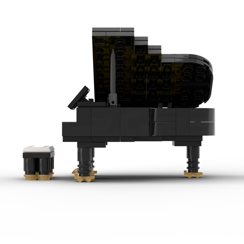 LEGO MOC Micro Grand Piano by neroz | Rebrickable - Build with LEGO