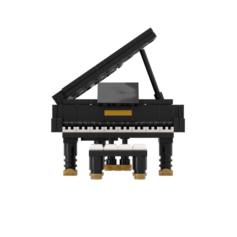 LEGO MOC Micro Grand Piano by neroz | Rebrickable - Build with LEGO