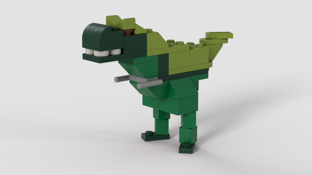 Lego Moc T Rex 11007 By Ldm Rebrickable Build With Lego