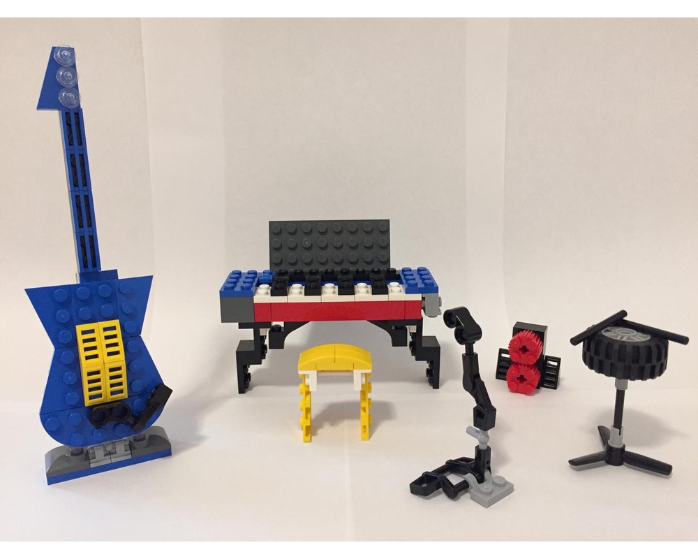 LEGO MOC 31087 Music Instruments by Renaissance | Rebrickable - Build ...