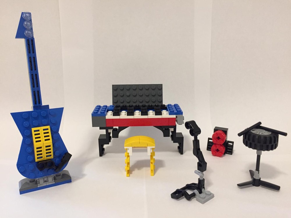 LEGO MOC 31087 Music Instruments by Renaissance | Rebrickable - Build ...