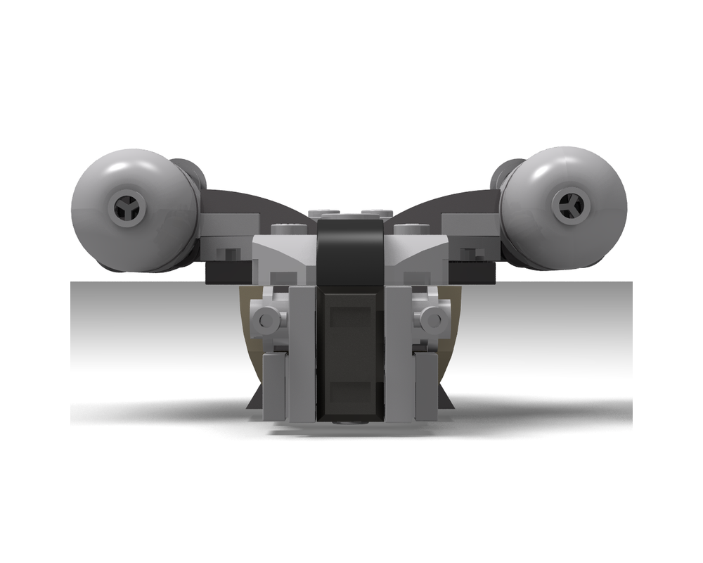 Lego Moc Razor Crest By Loreart Rebrickable Build With Lego