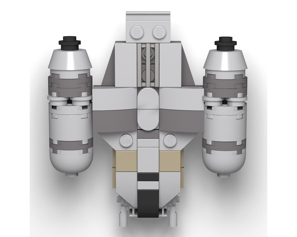 Lego Moc Razor Crest By Loreart Rebrickable Build With Lego