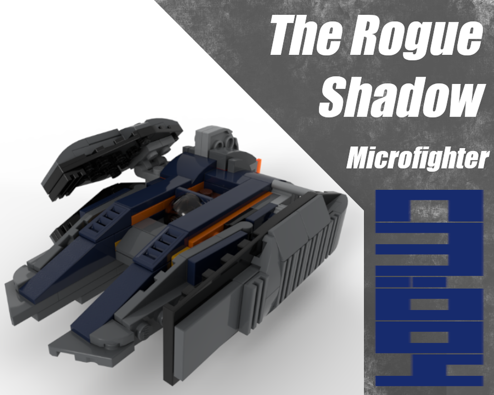 LEGO MOC Rogue Shadow Microfighter by Liio | Rebrickable - Build with LEGO