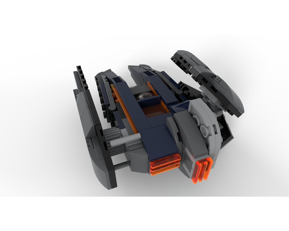 LEGO MOC Rogue Shadow Microfighter by Liio | Rebrickable - Build with LEGO
