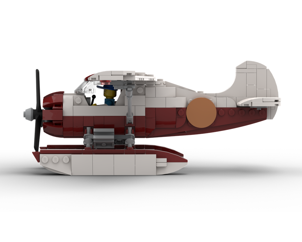 LEGO MOC Seaplane by model hangar | Rebrickable - Build with LEGO