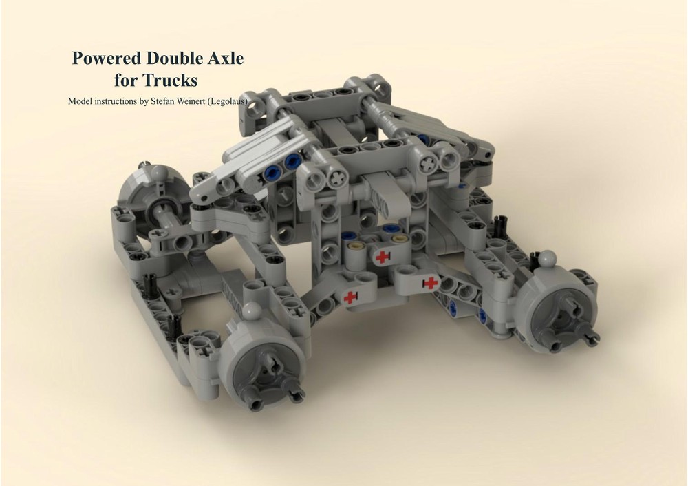 LEGO MOC Powered Double Axis for Trucks by legolaus | Rebrickable ...