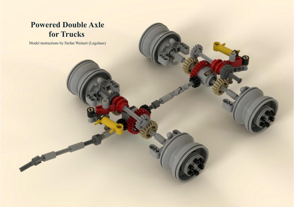 LEGO MOC Powered Double Axis for Trucks by legolaus | Rebrickable ...
