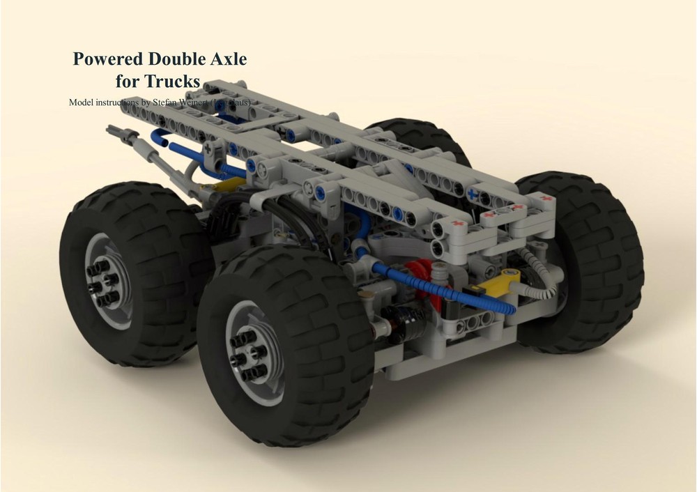 LEGO MOC Powered Double Axis for Trucks by legolaus | Rebrickable ...
