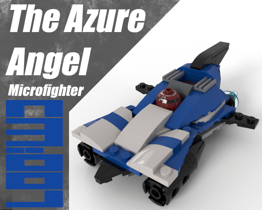 LEGO MOC-51969 Azure Angel Microfighter by Liio | Rebrickable - Build ...