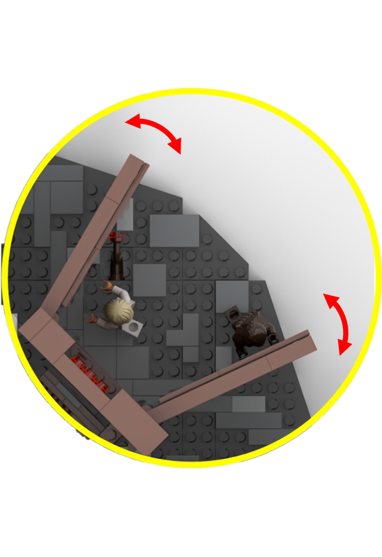 LEGO MOC Modular Death Star Volume #4: Trapped in trash compactor ...