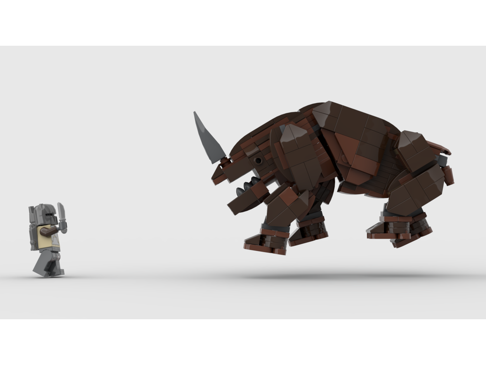 LEGO MOC Mudhorn (from The Mandalorian) by thomin | Rebrickable - Build ...