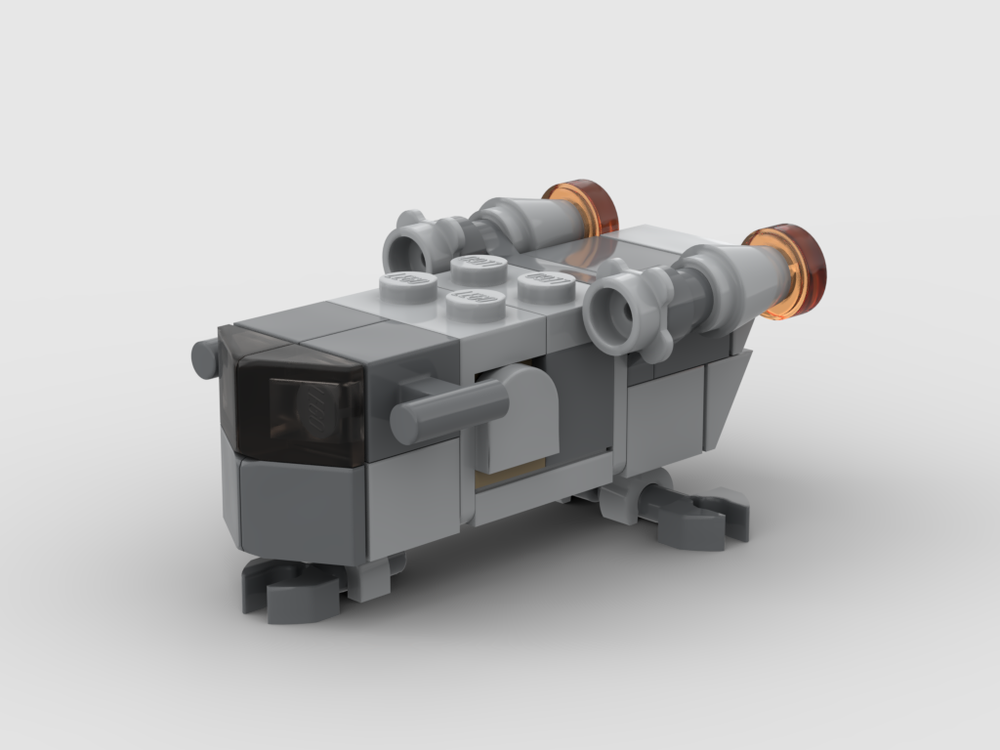 LEGO MOC Micro Razor Crest by Papul | Rebrickable - Build with LEGO