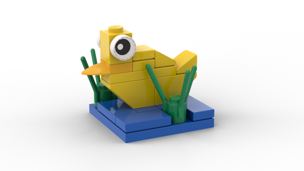 LEGO MOC Duck by 2in1 | Rebrickable - Build with LEGO