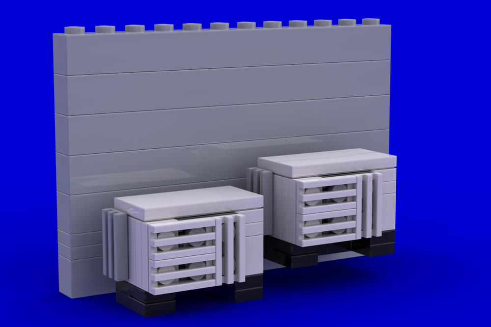 LEGO MOC air cons wall mounted and ground one by Absolute_lego_builds ...