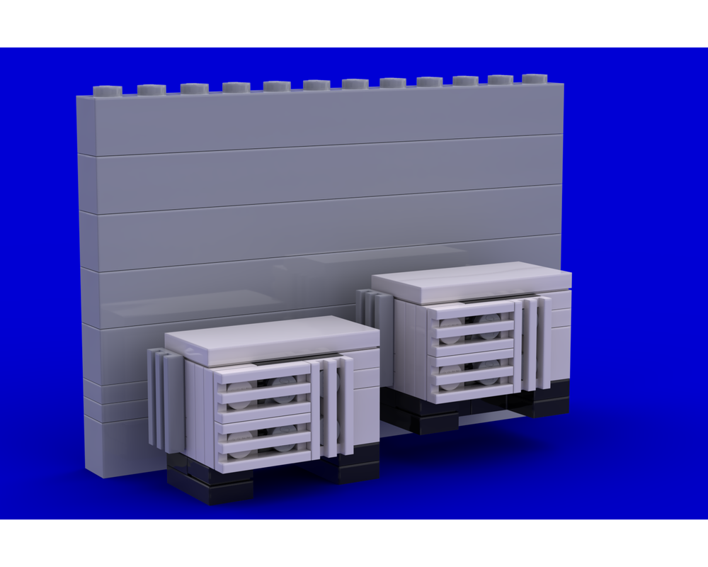 LEGO MOC air cons wall mounted and ground one by Absolute_lego_builds ...