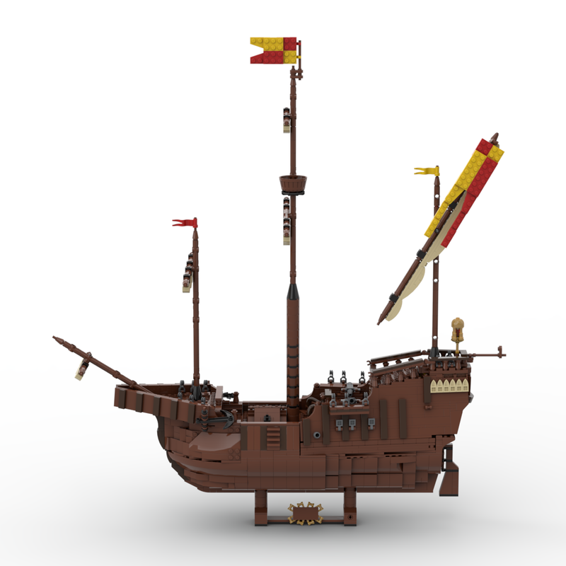 LEGO MOC La Santa Maria / Medieval Carrack 1:52 scale by Vatush ...