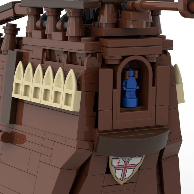 LEGO MOC La Santa Maria / Medieval Carrack 1:52 scale by Vatush ...