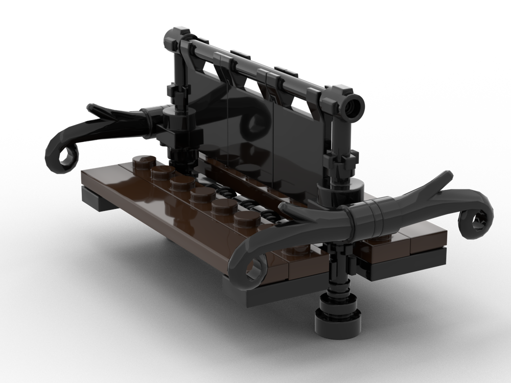 LEGO MOC Train station bench // Klassische Bank für den Bahnhof by ...