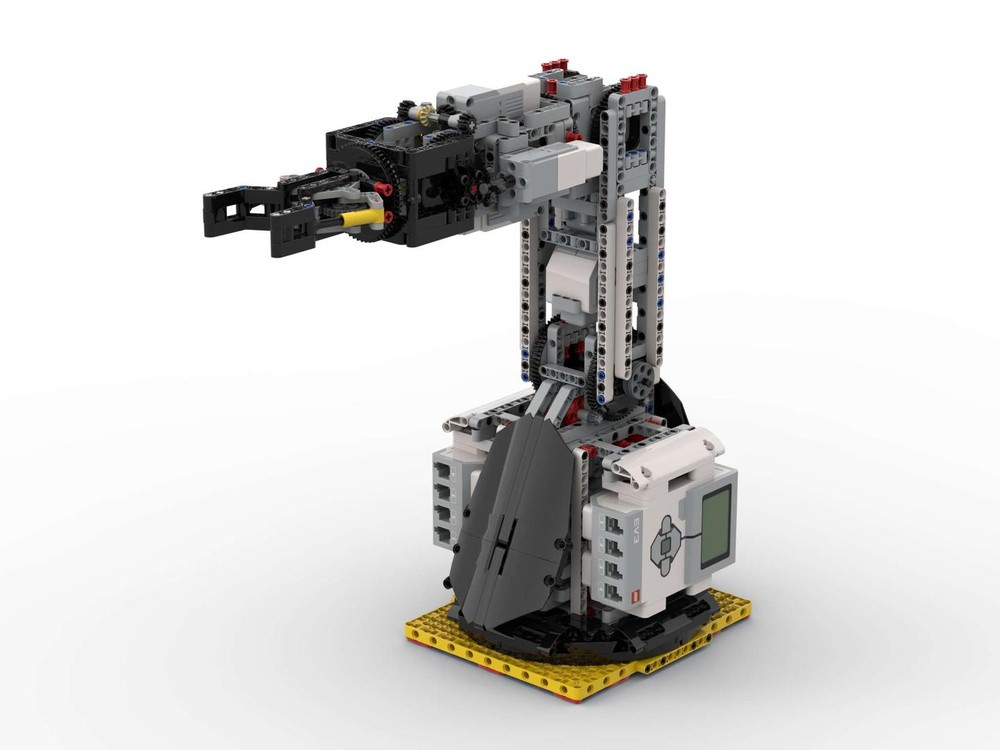 LEGO MOC Six Axis (6DoF) Robotic Arm with Interchangeable End Effectors ...