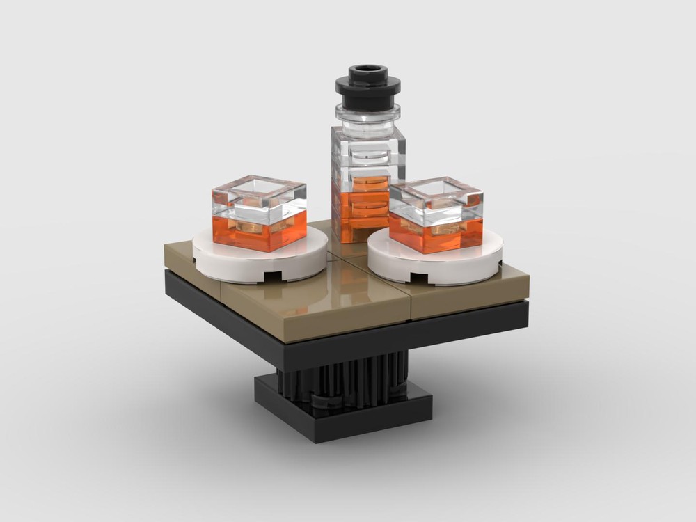 LEGO MOC Whiskey and Tumblers by CheeseSlope21 | Rebrickable - Build ...
