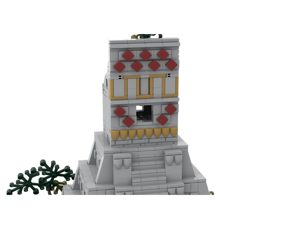 LEGO MOC Maya Temple by brickgloria | Rebrickable - Build with LEGO