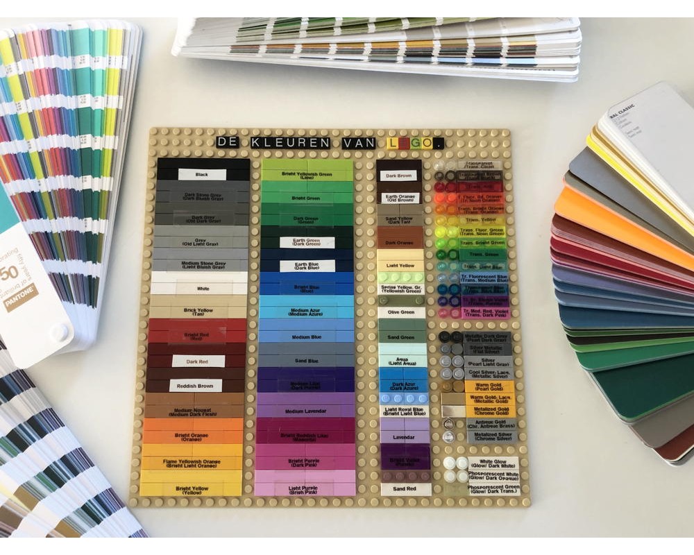 LEGO MOC Colour Palette 2016 by macfreek | Rebrickable - Build with LEGO