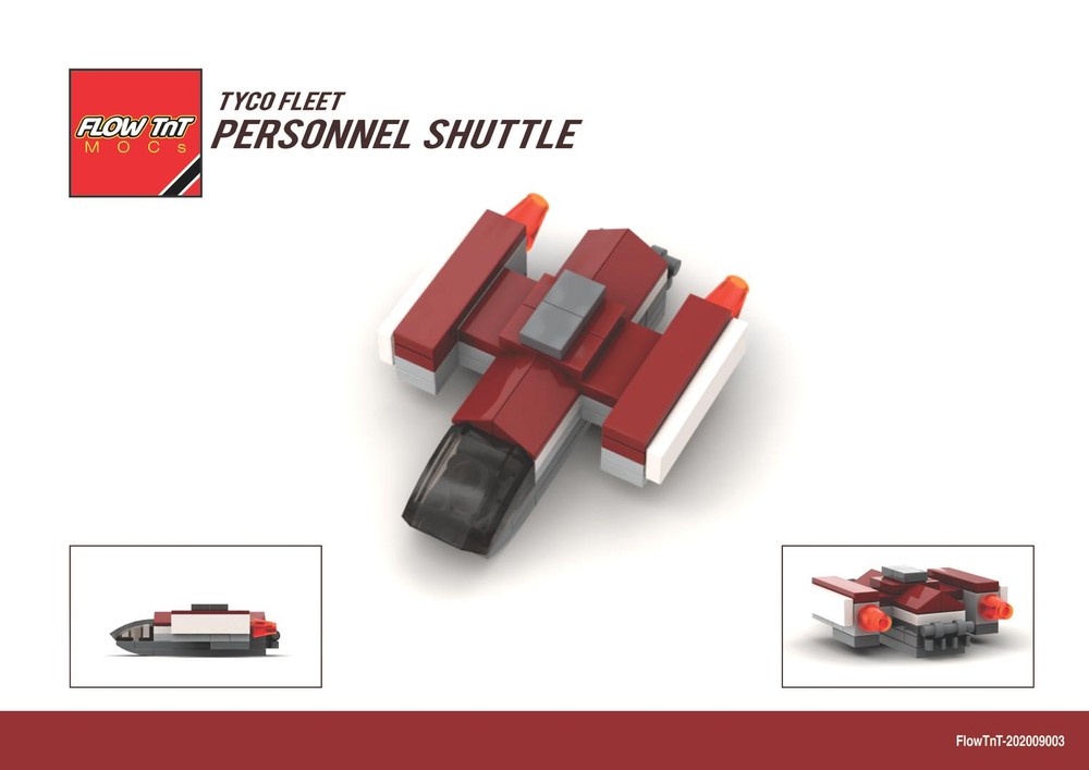LEGO MOC Tyco Fleet Personnel Shuttle by Jodo Kast | Rebrickable ...