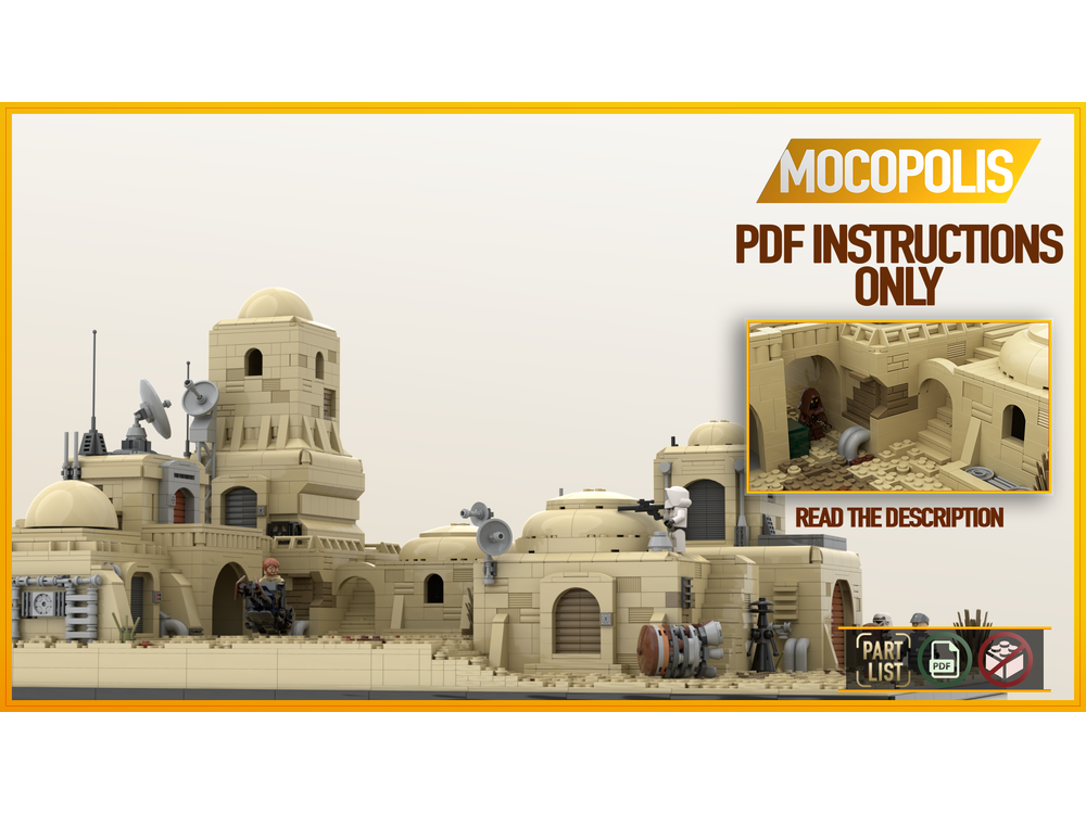 LEGO MOC LEGO MOC SW Tatooine Mos Eisley Cantina #1 | PDF instructions ...