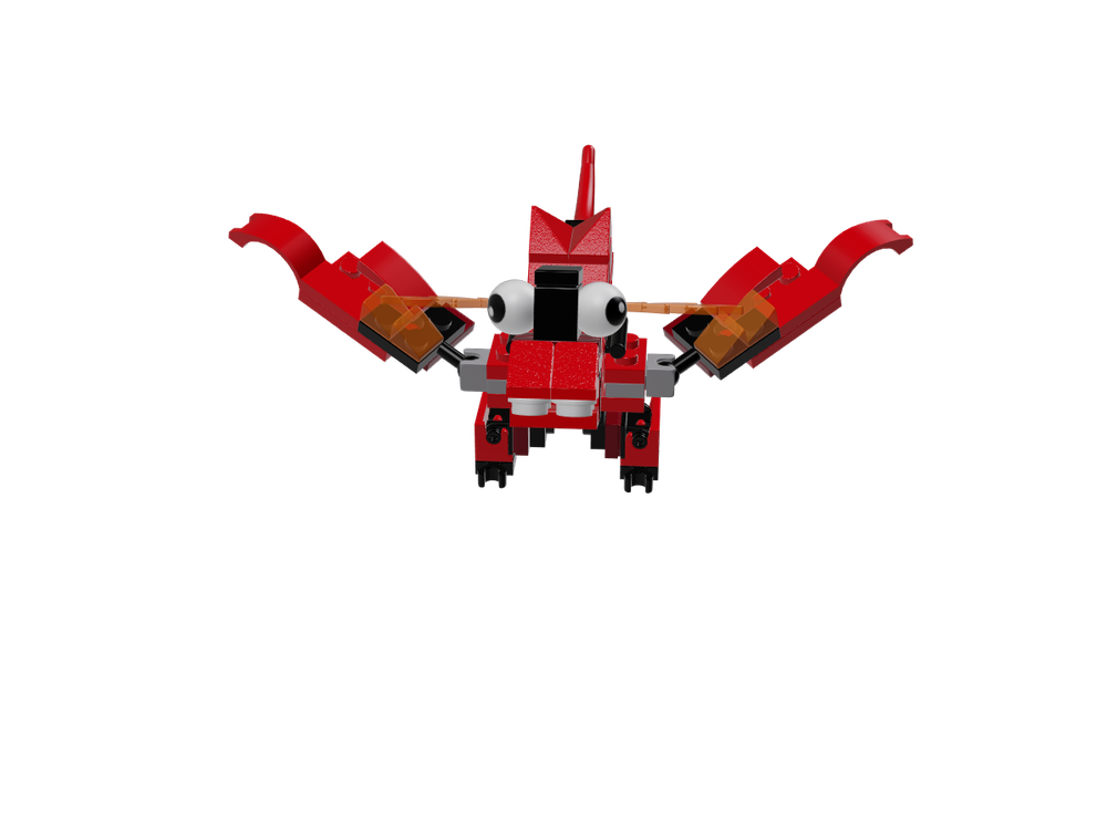 LEGO MOC Red Dragon (41530) by BriXperiMent | Rebrickable - Build with LEGO