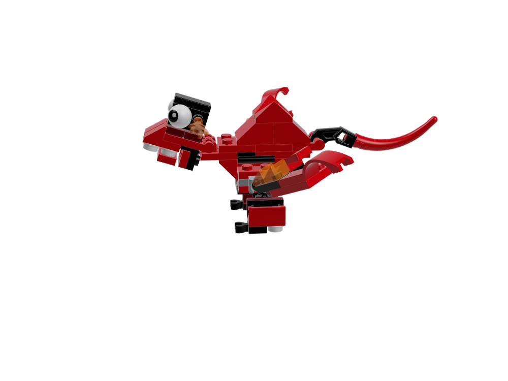 LEGO MOC Red Dragon (41530) by BriXperiMent | Rebrickable - Build with LEGO