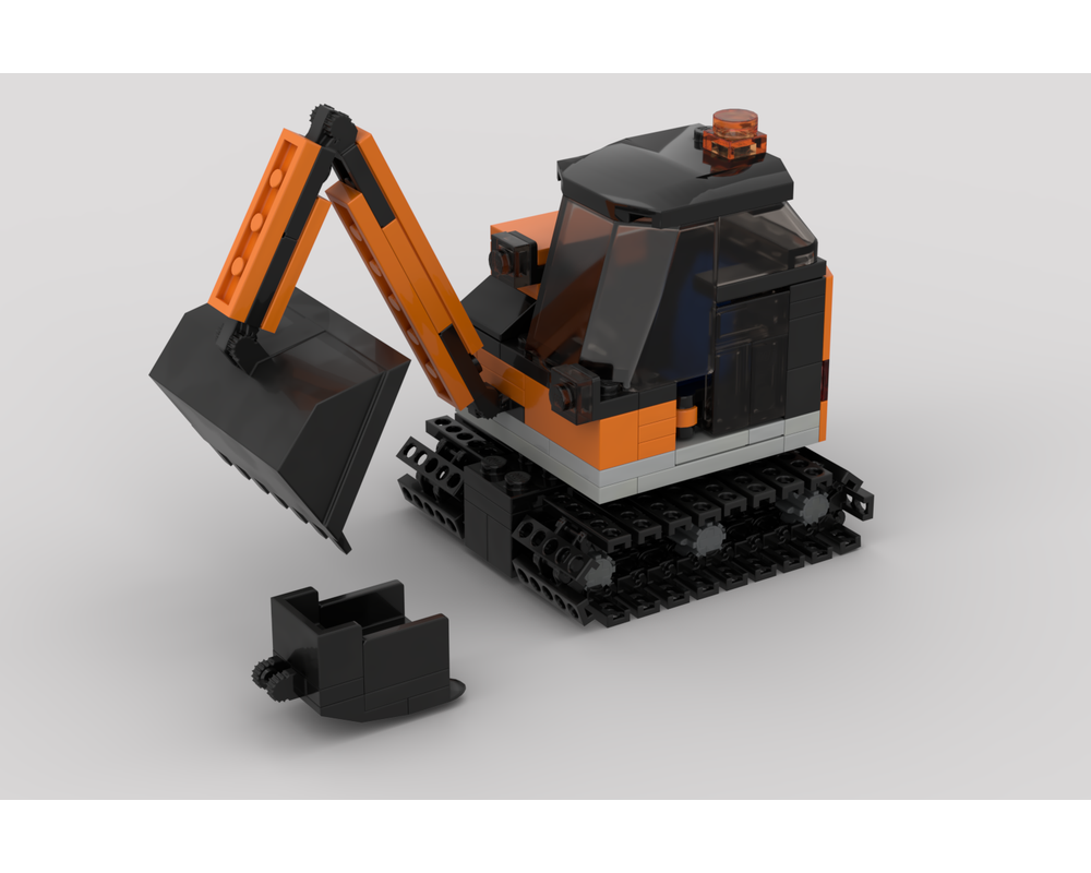 LEGO MOC small JCB based excavator by Absolute_lego_builds ...