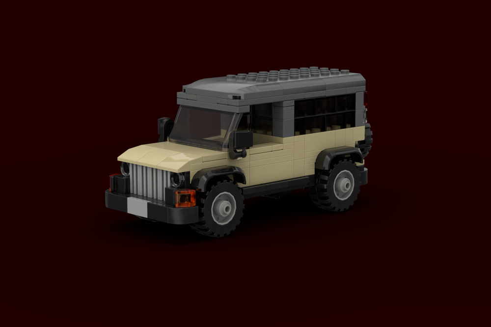 LEGO MOC jeep wrangler tan by Absolute_lego_builds | Rebrickable ...