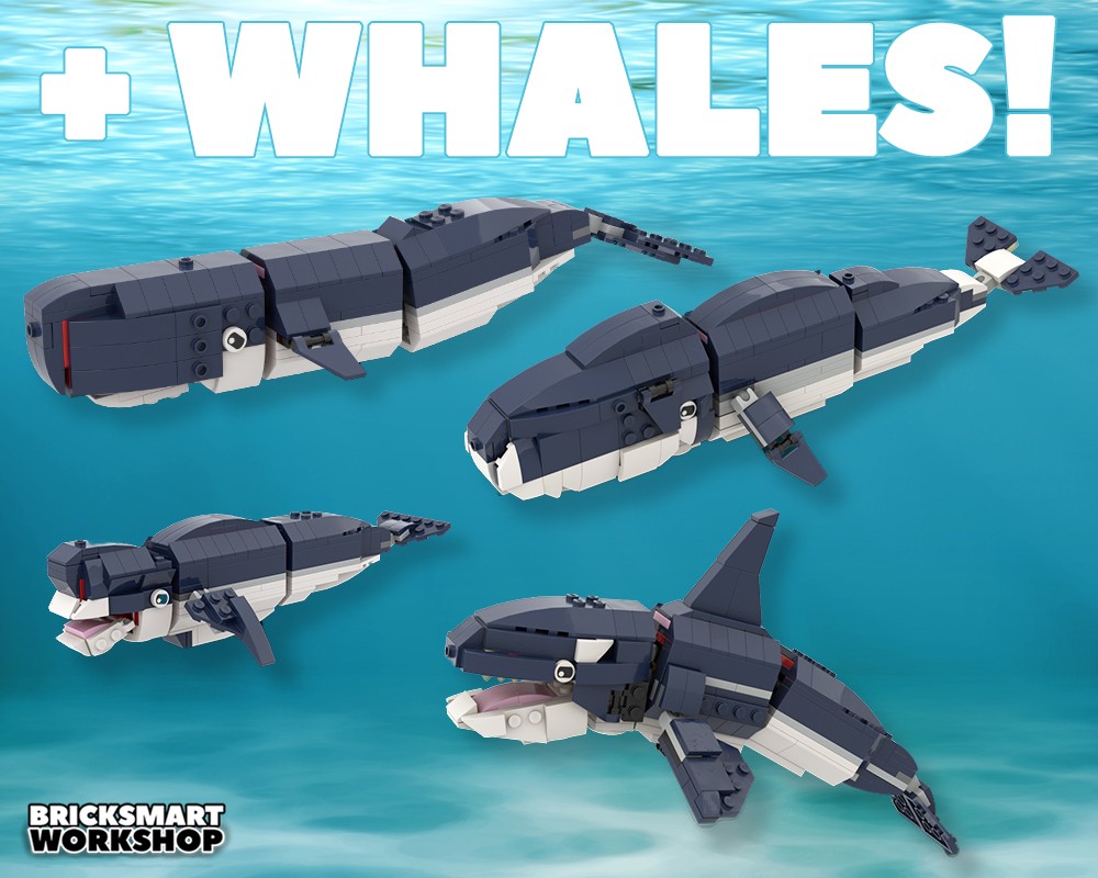 LEGO MOC WHALES 31088 2 to 1 PLUS! by bricksmartworkshop | Rebrickable ...