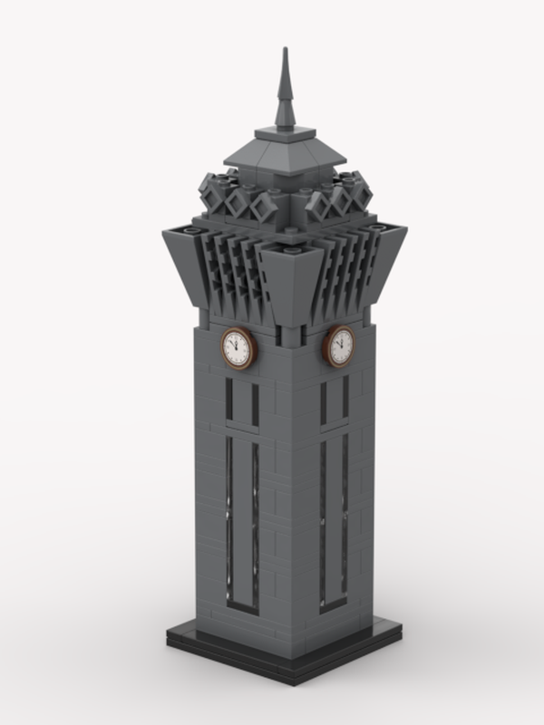 LEGO MOC Clocktower Chemnitz by Chricki | Rebrickable - Build with LEGO