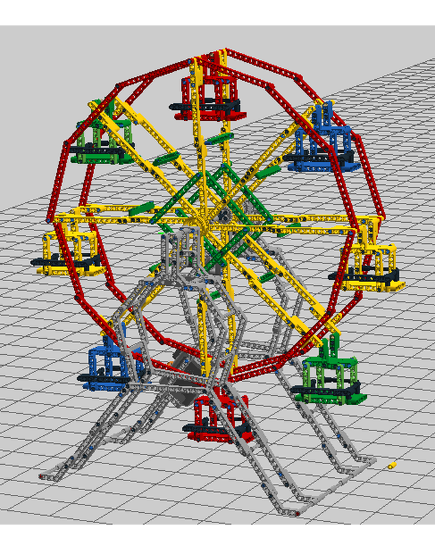 LEGO MOC Ferris Wheel by indem | Rebrickable - Build with LEGO