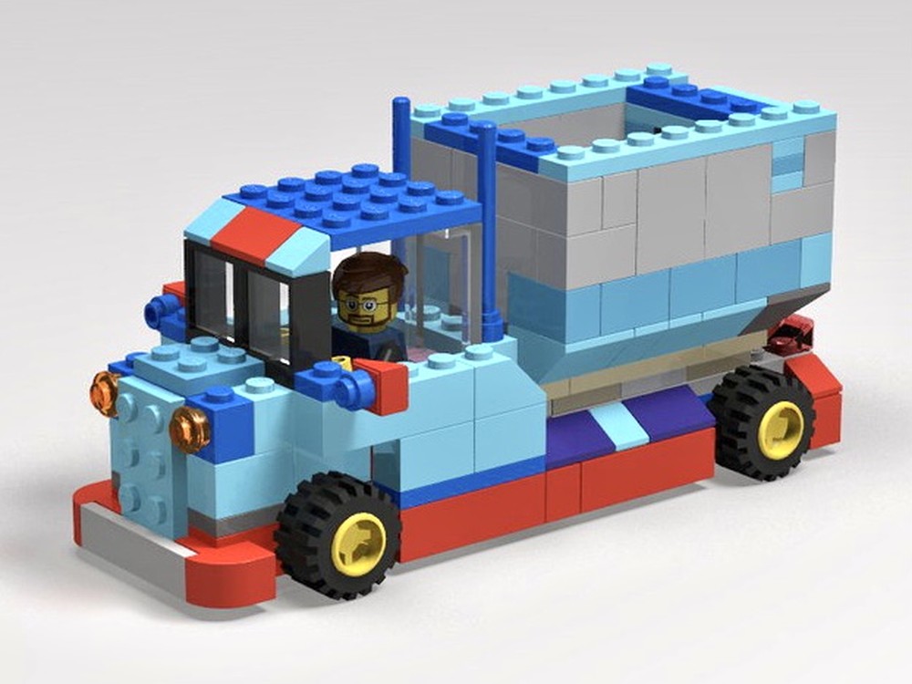 LEGO MOC 10698 Dump Truck by Moe Brickman | Rebrickable - Build with LEGO