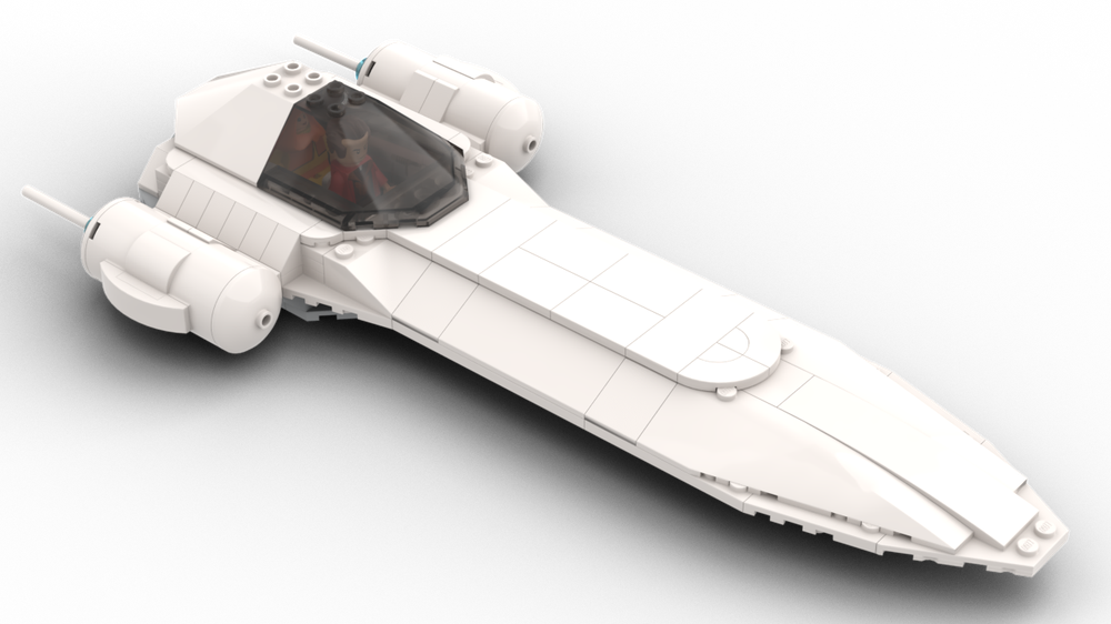 LEGO MOC Royal Naboo Starship by RocketChair | Rebrickable - Build with ...