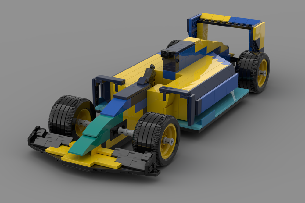 LEGO MOC big F1 car by Absolute_lego_builds | Rebrickable - Build with LEGO