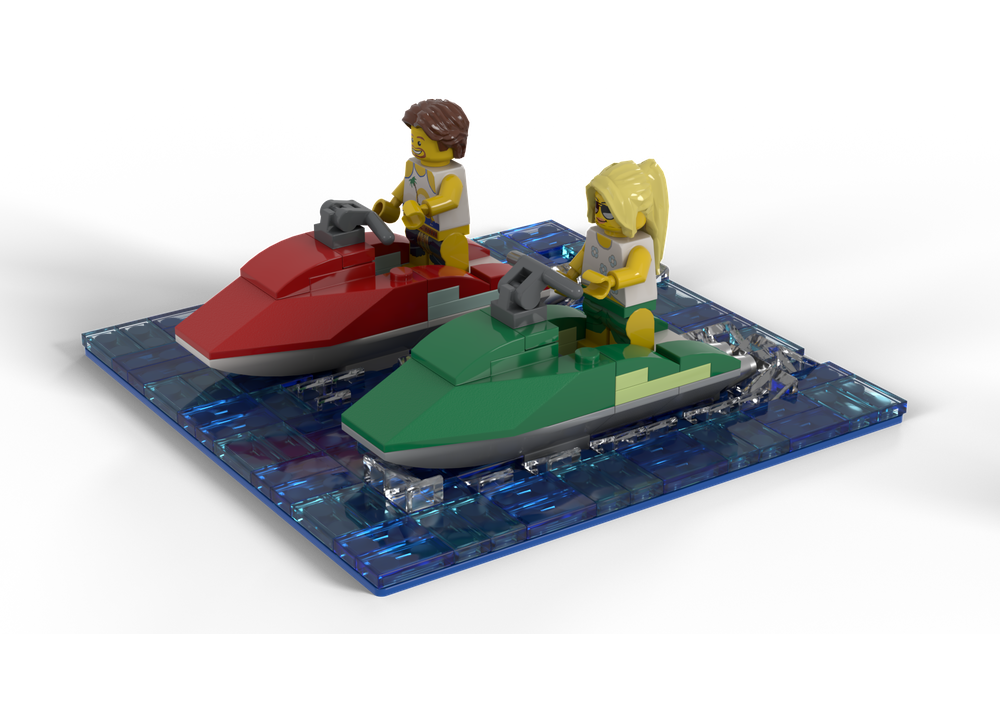 LEGO MOC Jetski / Waverider - Set of Two (FREE) by Brick.Mocman ...