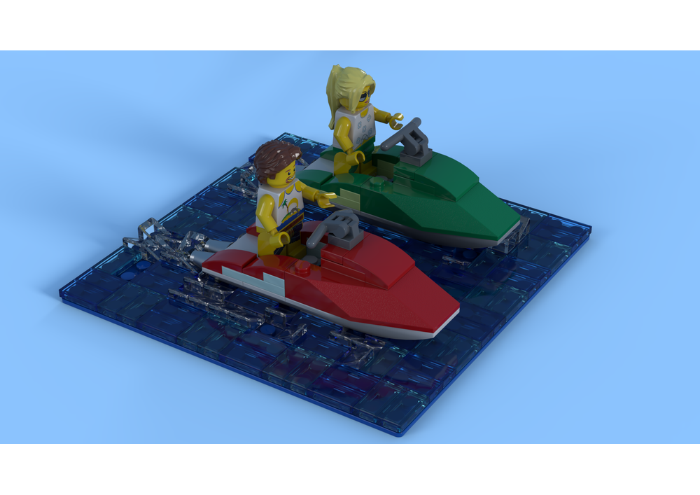 LEGO MOC Jetski / Waverider - Set of Two (FREE) by Brick.Mocman ...