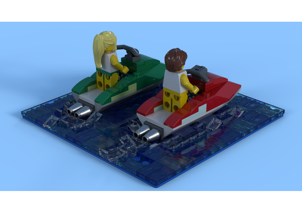 LEGO MOC Jetski / Waverider - Set of Two (FREE) by Brick.Mocman ...